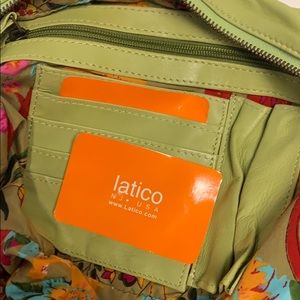 latico | Bags | Latico Boho Green Leather Purse Nwot Suede Hand | Poshmark
